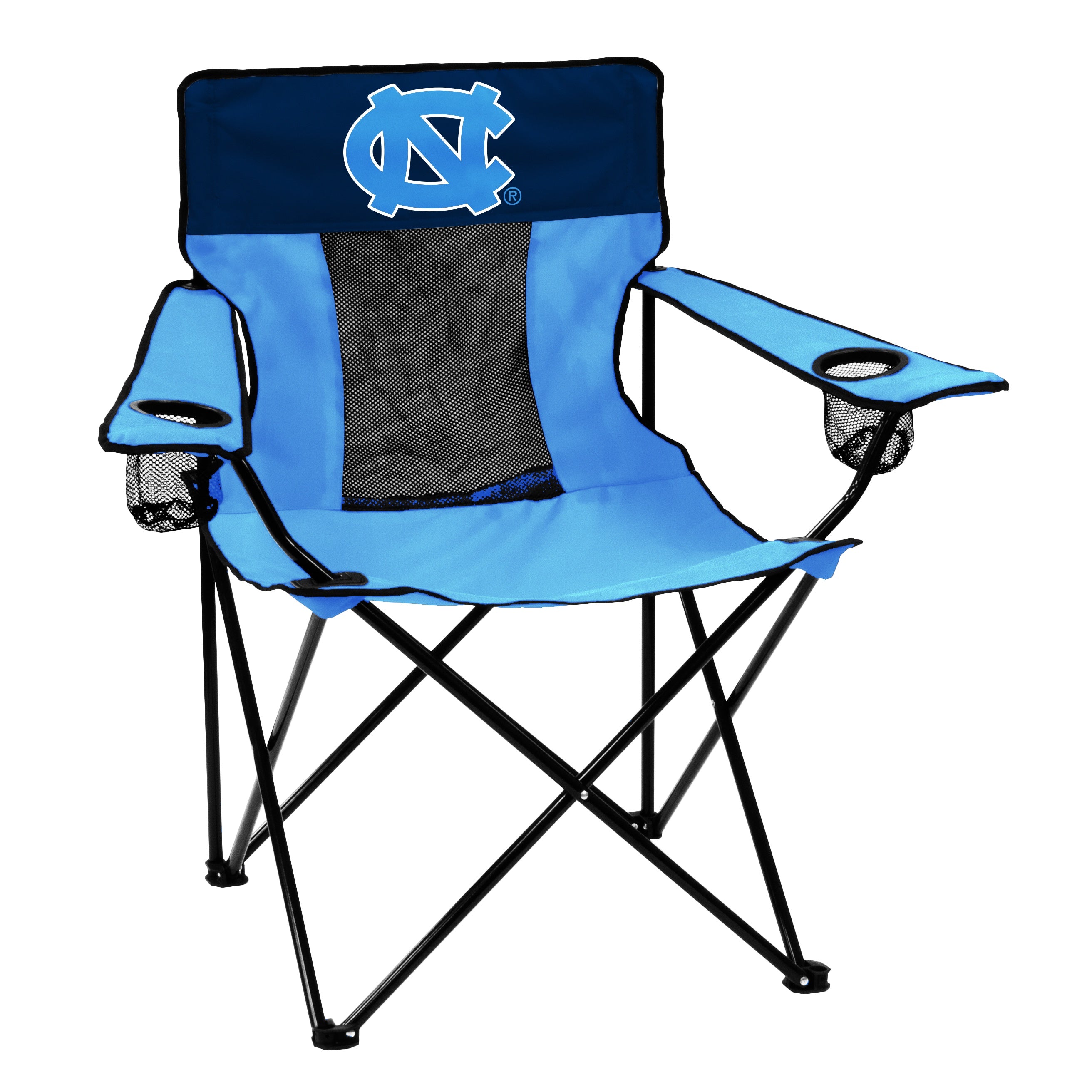 UNC Tar Heels Elite Folding Chair – Shrunken Head