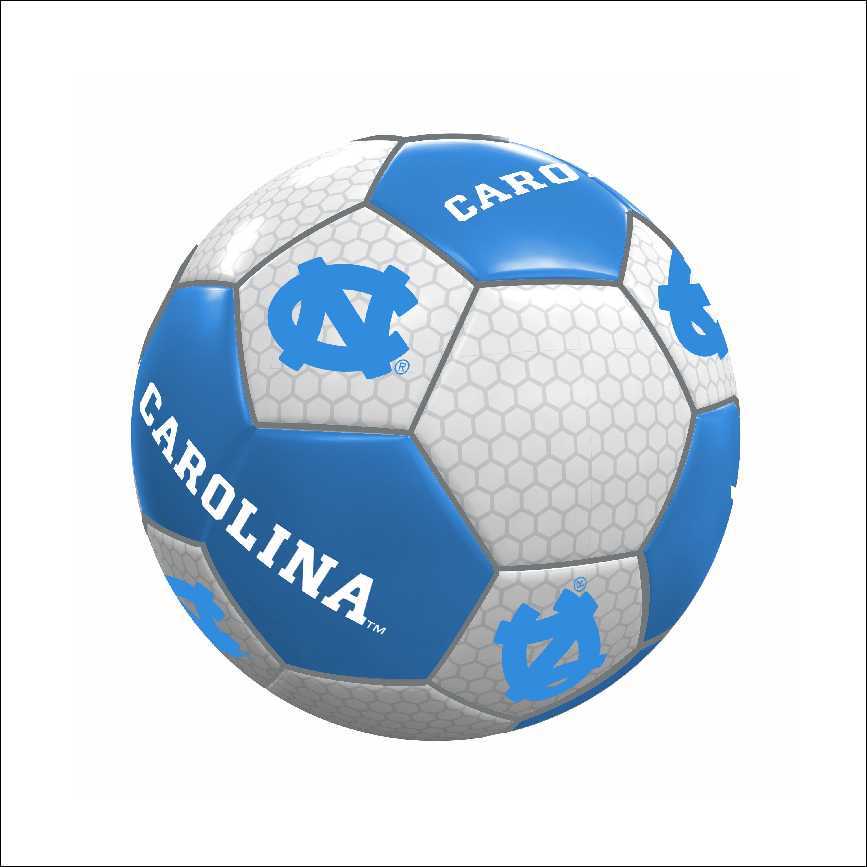 UNC Tar Heels Soccer Ball – Shrunken Head