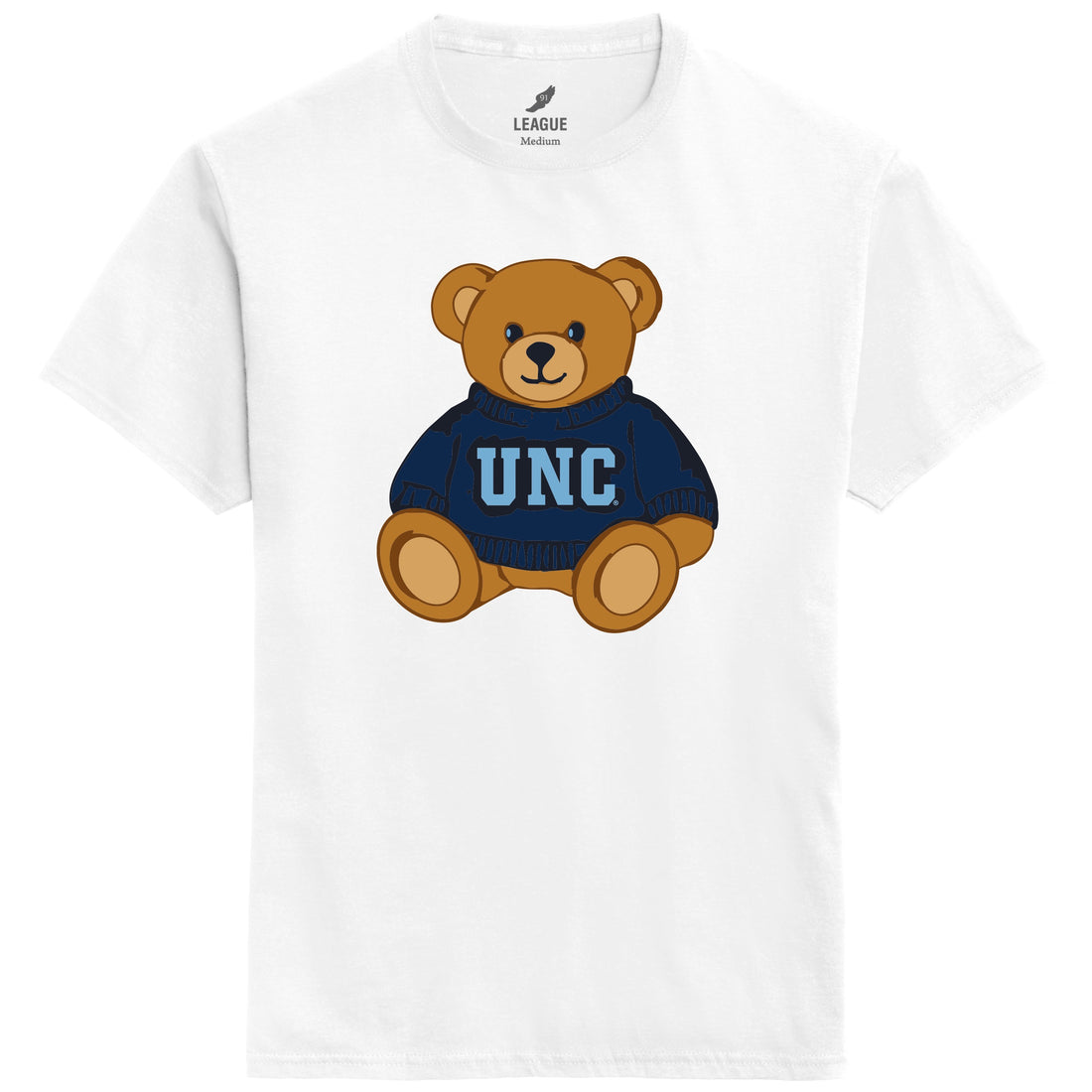 UNC Tar Heels Teddy Bear T-Shirt by League – Shrunken Head