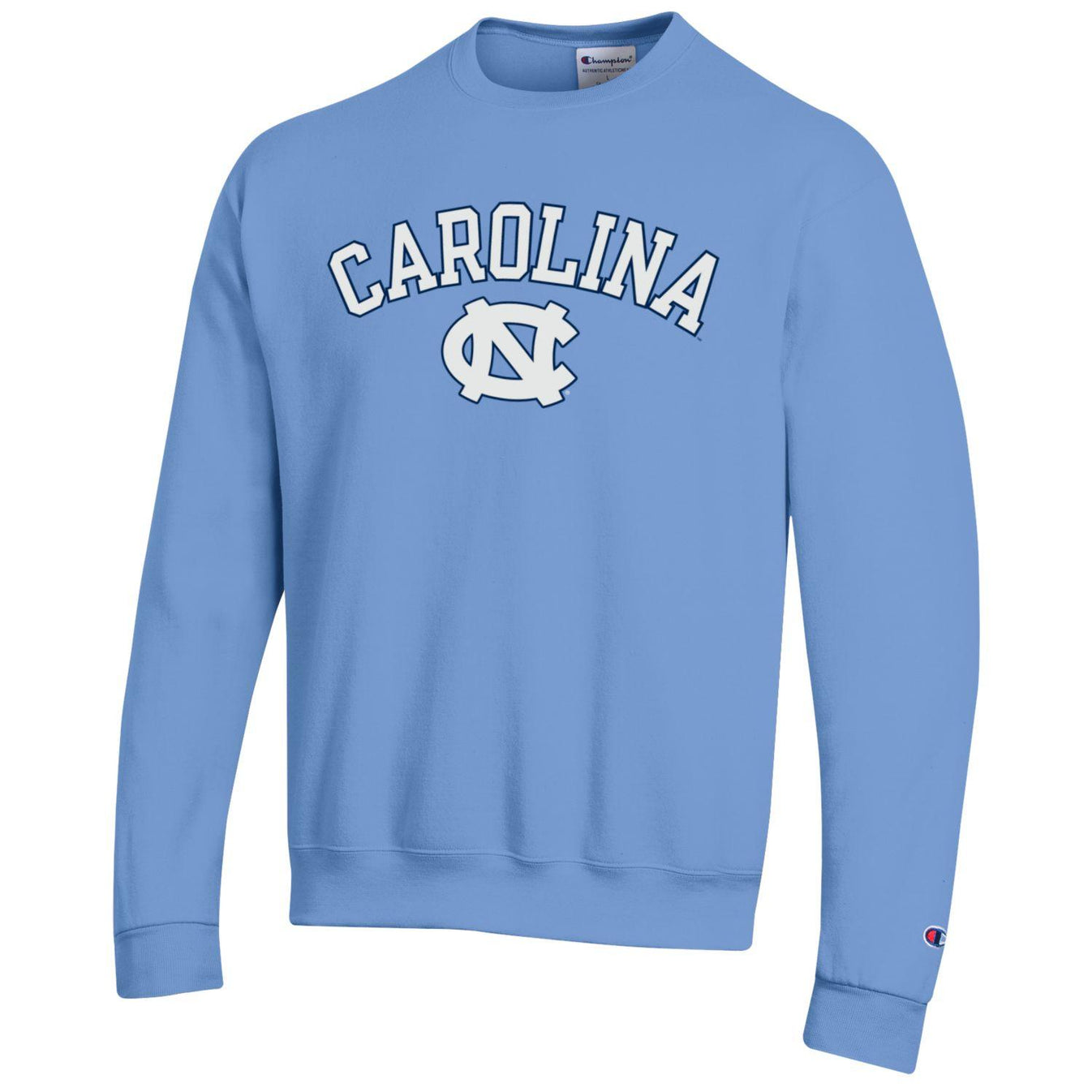 Carolina UNC Basic Blue Crewneck Sweatshirt by Champion – Shrunken Head