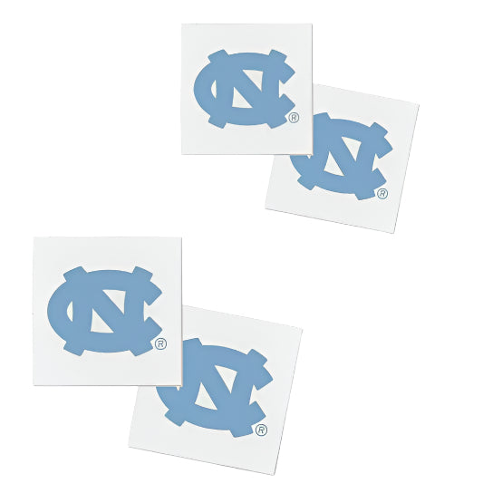 UNC Logo Waterless Peel and Stick Face Tattos (4 tattoos) – Shrunken Head