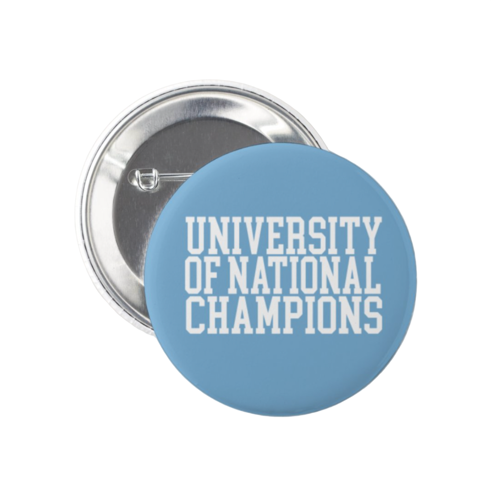University of National Champions Button Pin – Shrunken Head