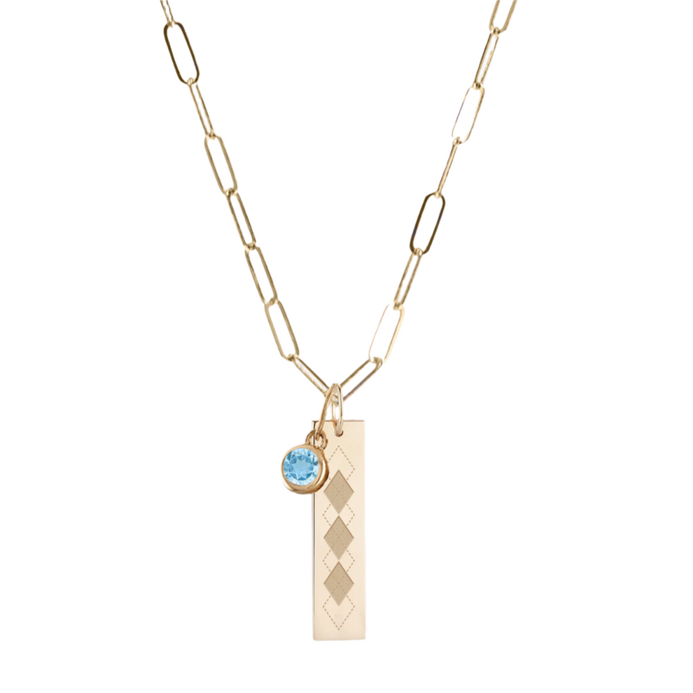 Limited Edition: UNC Carolina Argyle Vertical Bar Bundle - 14K Gold ...