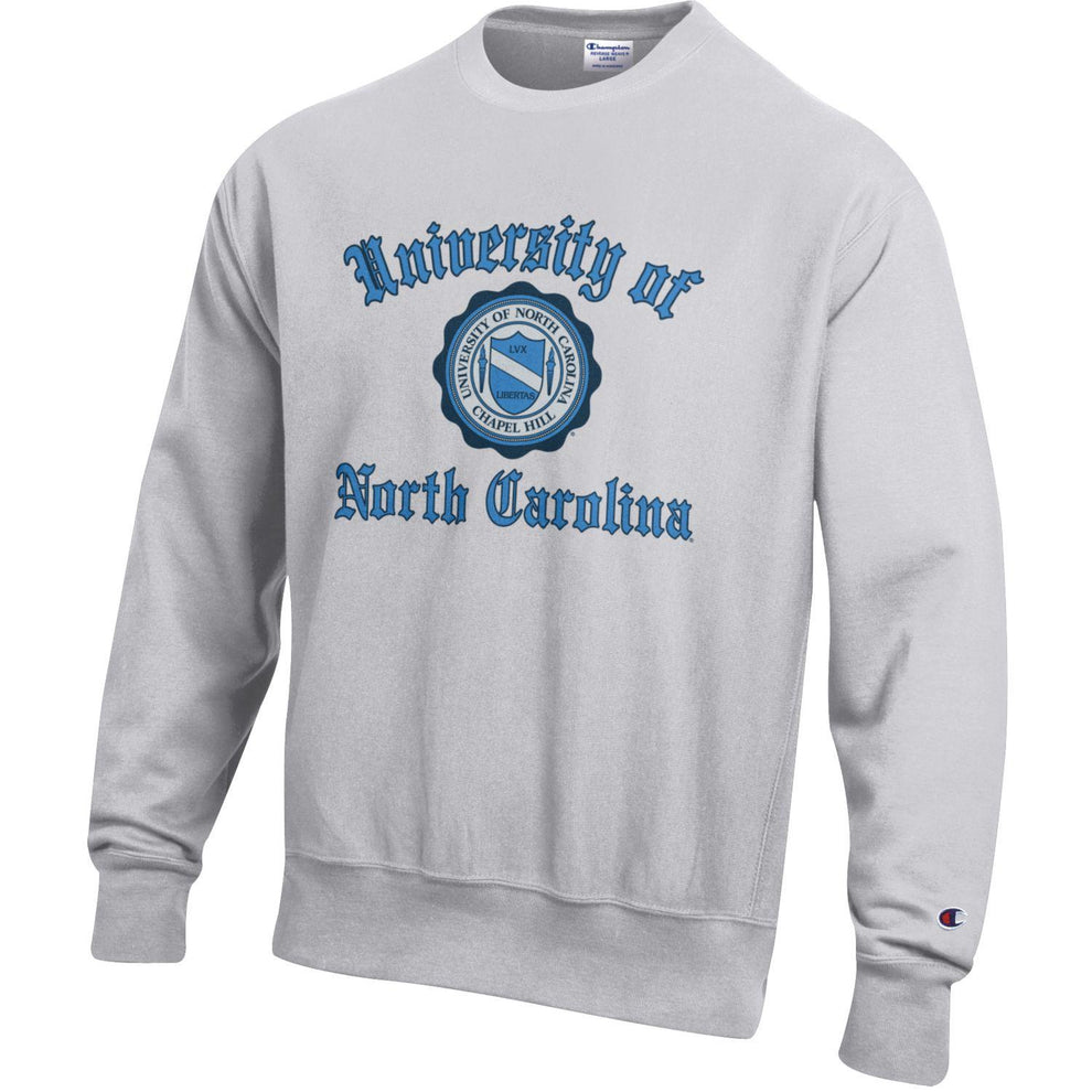 UNC Vintage Crewneck Sweatshirt - Reverse Weave with Seal – Shrunken Head