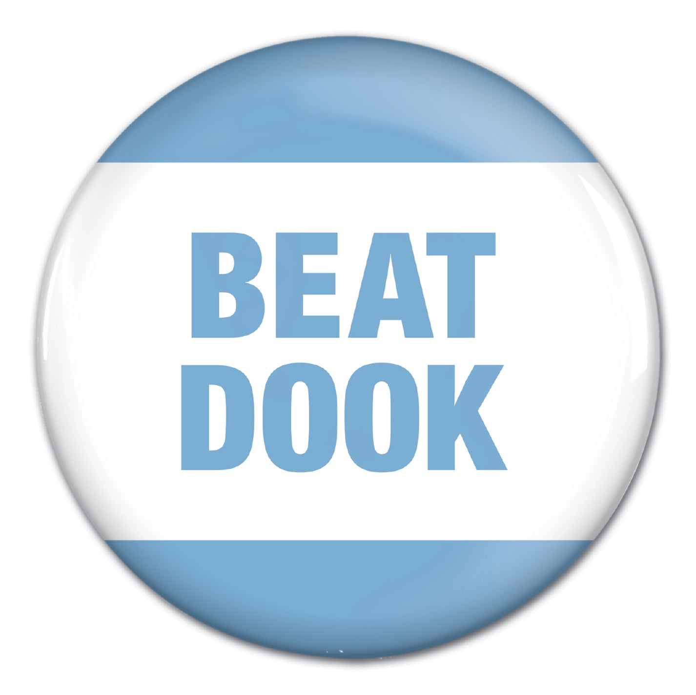 SHB Beat Dook Button Pin for North Carolina Tar Heels Fans by Shrunken ...